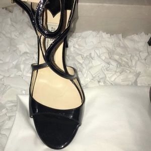 Jimmy Choo | Shoes | Jimmy Choo Ivette Patent Leather Strappy Sandals ...